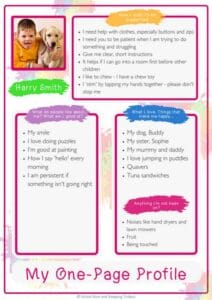 One Page Profiles - Family HubFamily Hub